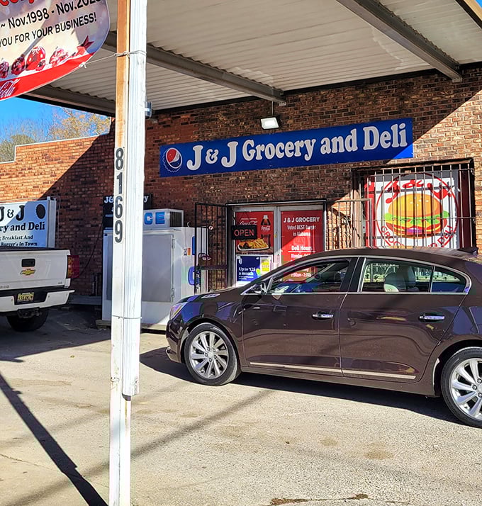 J&J Grocery's humble storefront proves once again that the best burgers often hide behind the most unassuming doors. Gas up and chow down!
