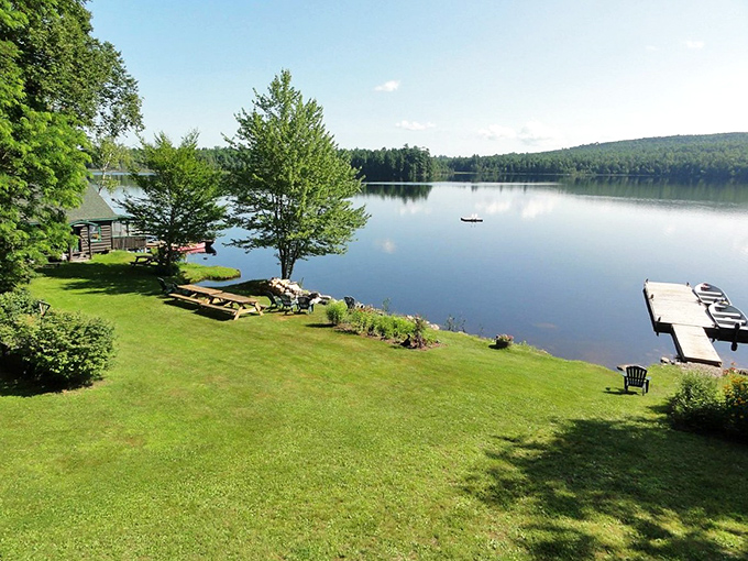 Lincoln's lakeside living isn't just for the wealthy. This serene waterfront view comes with a reasonable price tag that makes retirement dreams possible.