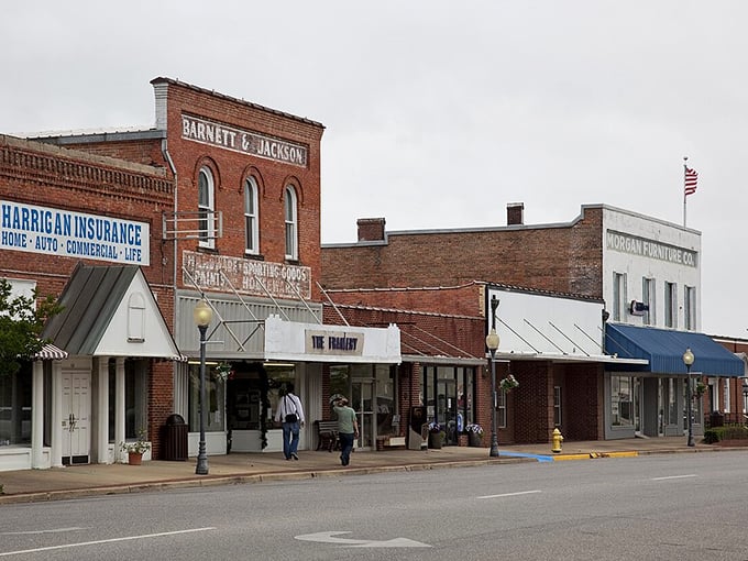 Monroeville's historic buildings house local businesses where Harper Lee might have shopped. Literary history permeates every brick.