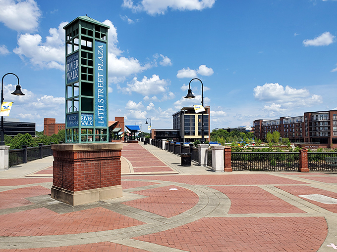 The River Walk Plaza in Phenix City offers urban waterfront living without the big-city price tag—proof that river views don't always require river-sized mortgages.