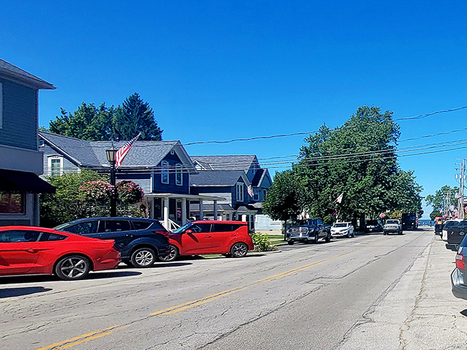 Vermilion's lakeside charm comes with a side of nautical nostalgia. Those houses have weathered many Lake Erie storms!