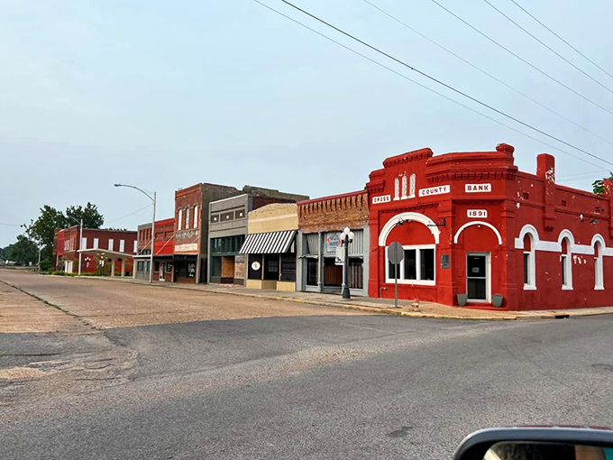 Wynne's charming downtown buildings have witnessed generations of affordable living, their brick facades telling stories of community resilience.