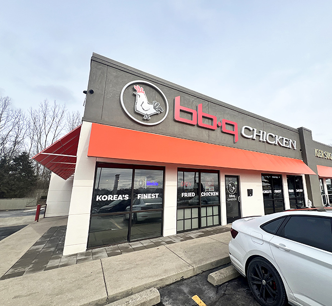 bb.q Chicken brings Korea's double-fried perfection to Columbus with a sleek, modern storefront that promises flavor adventures.