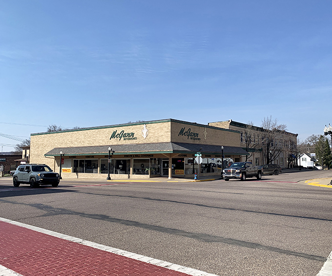 Under that brilliant Wisconsin blue sky, Baraboo's historic downtown promises the kind of peace big-city money can't buy.