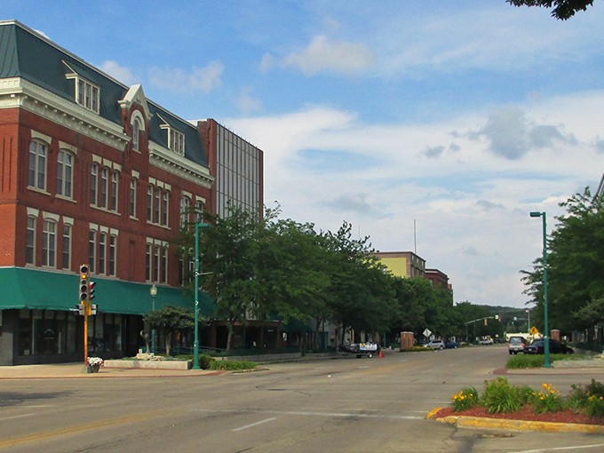 Downtown Clinton's historic streets invite leisurely strolls past beautiful brick buildings housing local shops and friendly neighborhood businesses.