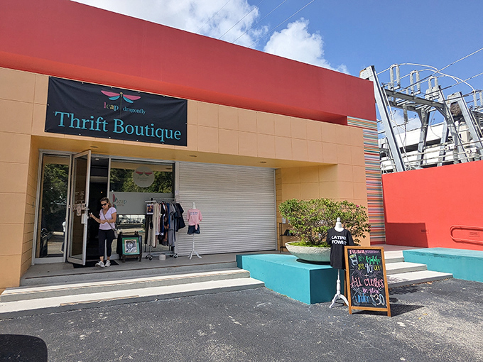 Part art gallery, part thrift store &ndash; Dragonfly's unique exterior hints at the curated treasures waiting to be discovered inside.