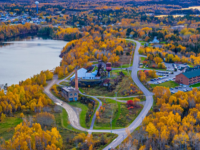 Fall foliage frames Ely's rugged beauty&mdash;where retirement dollars stretch as far as the northern horizon.