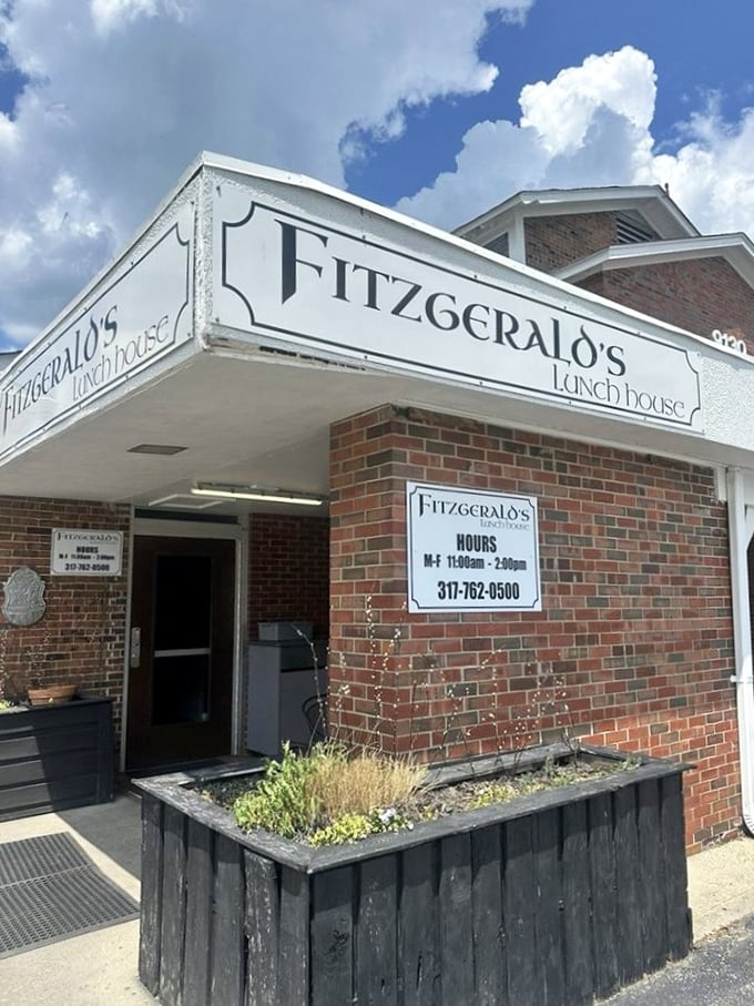 The simple entrance to Fitzgerald's Lunch House belies the sandwich craftsmanship happening inside this Indianapolis institution.