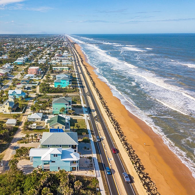 Six miles of Atlantic coastline where State Road A1A creates Florida's most scenic coastal drive.