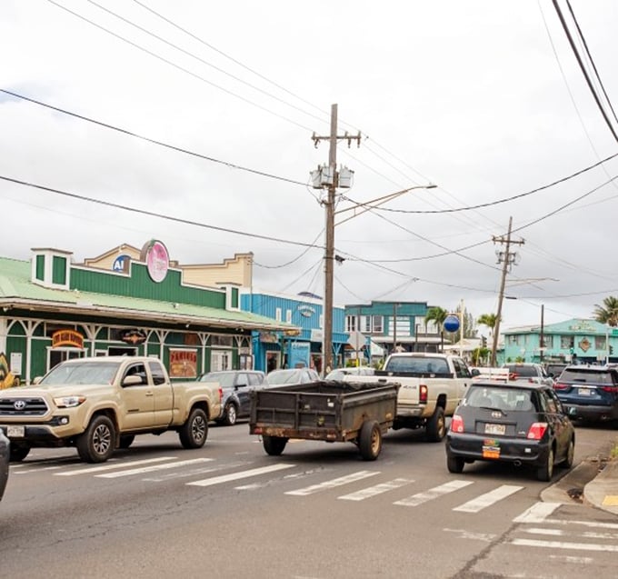 Downtown Kapaa's colorful storefronts invite exploration at a leisurely pace. No need to rush when you're on island time!Add to Conversation