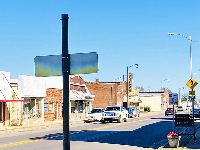 The heart of Kennett beats along these sunlit streets, where local businesses thrive and neighbors become friends.