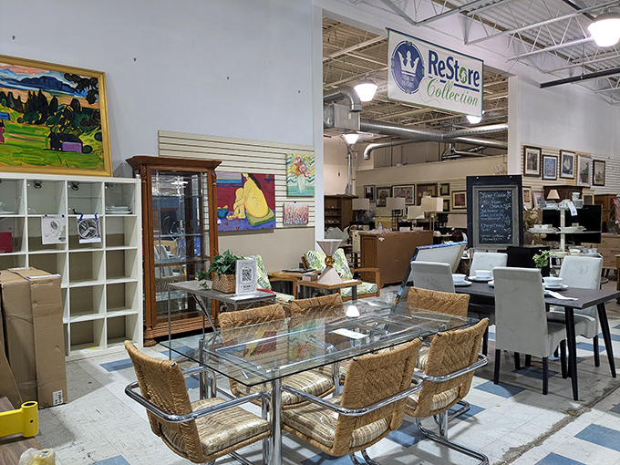 Step into this furniture wonderland where your decorating dreams meet your actual budget reality.