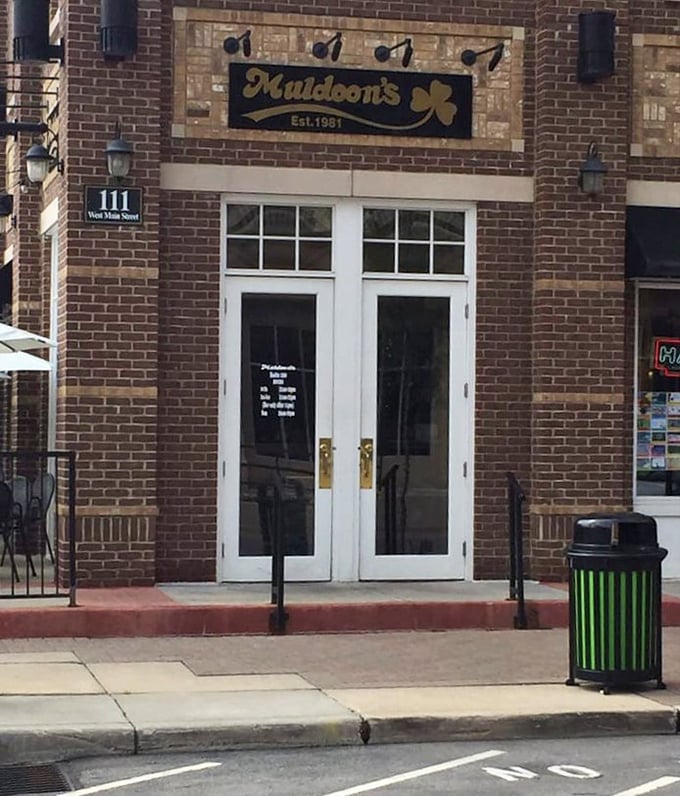 The classic shamrock sign of Muldoon's stands proud on Main Street, a beacon for tenderloin pilgrims in Carmel.