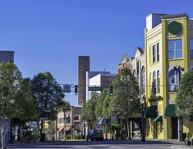 That mustard-yellow building isn't compensating for anything&mdash;it's just Ocala showing off its architectural personality without the South Beach prices.