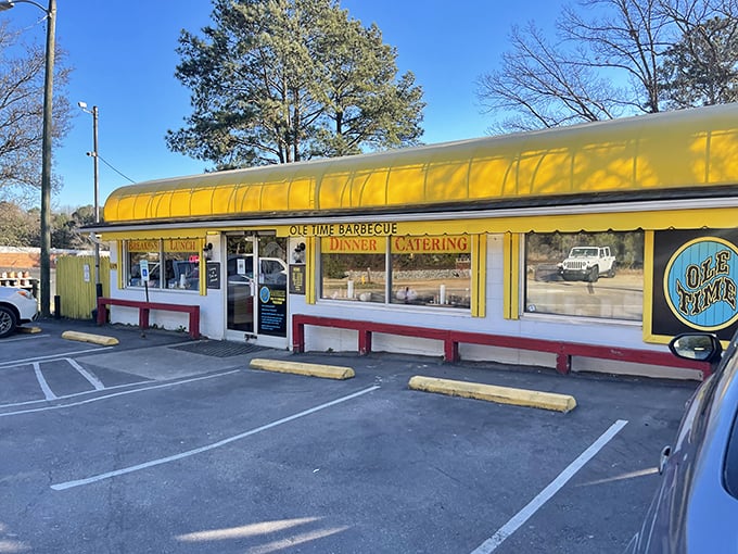 The vintage diner look of Ole Time Barbecue isn't an affectation&mdash;it's earned through years of serving up honest-to-goodness Carolina classics.