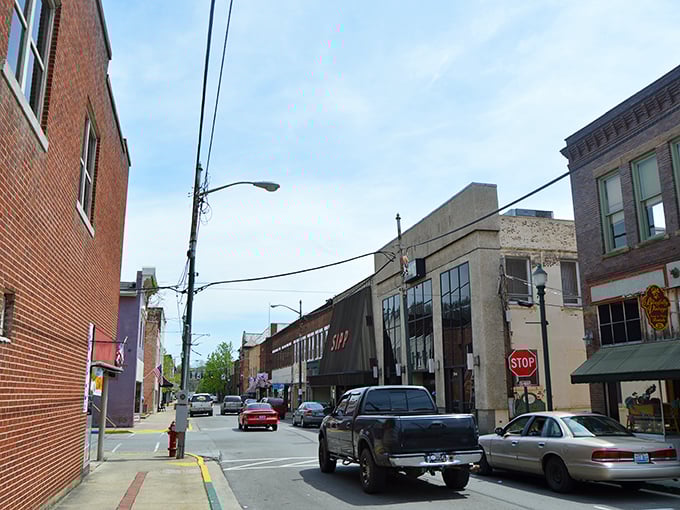 Downtown storefronts where shopkeepers still wave hello and remember your name every visit.