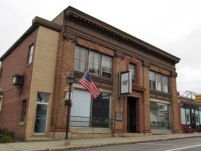 Newly planted trees line Pittsfield's brick-paved sidewalks. Growing your retirement dreams in fertile, affordable Maine soil.
