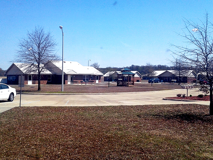 Modern community buildings in Pocahontas show how this charming town blends contemporary needs with its traditional Ozark Mountain character.