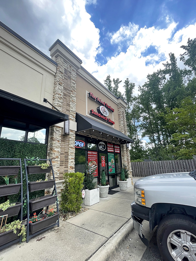 Those elegant planters aren't just decoration&mdash;they're the first clue that this place takes even the smallest details seriously.