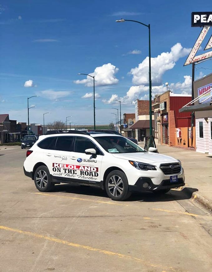 This "Keloland on the Road" vehicle found the perfect parking spot in Winner, where even visitors quickly feel like they belong.