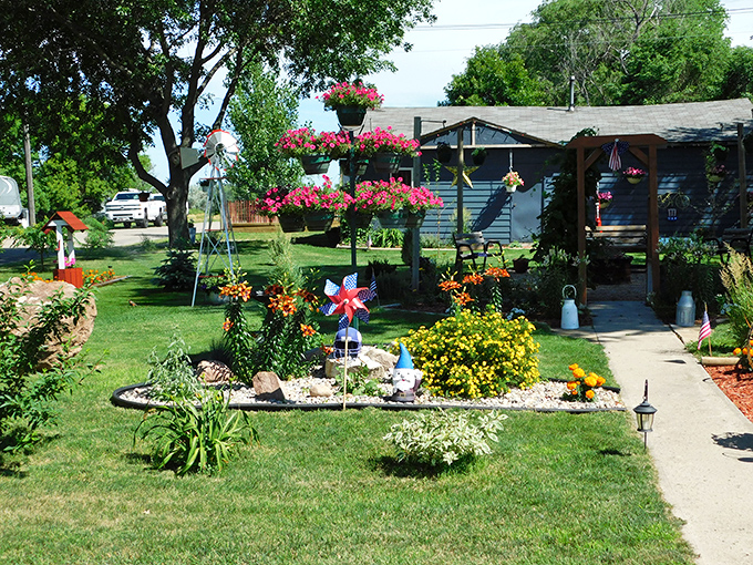 These 5th Street Gardens showcase North Dakota's green-thumb magic &ndash; where prairie flowers, whimsical ornaments, and careful landscaping create a neighborhood oasis.