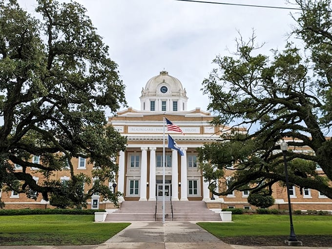 The Beauregard Parish Courthouse isn't just architecturally impressive&mdash;it's where small-town democracy happens beneath a dome that would make Jefferson proud.