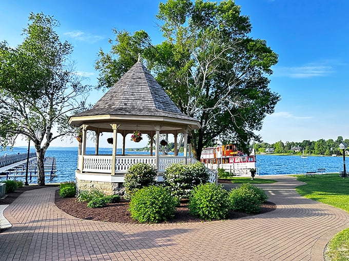 This picture-perfect gazebo in Clift Park could star in its own Hallmark movie. Wedding proposals happen here daily, I'm certain.