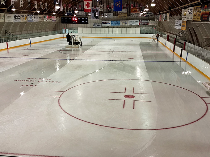 The community arena awaits its next hockey showdown. In North Dakota, ice time is considered more valuable than therapy&mdash;and probably more effective.