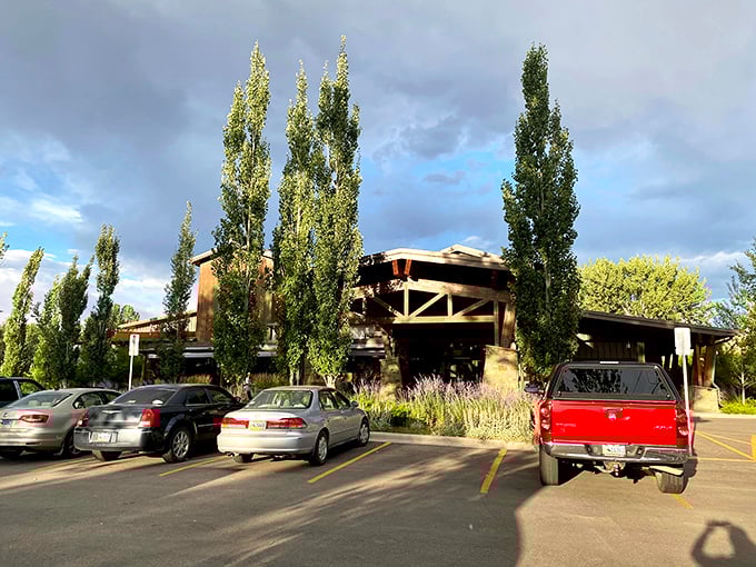 The Community Center's rustic timber design reflects Lander's connection to the natural world, bringing the outdoors in for gatherings large and small.