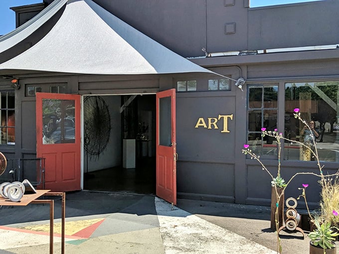 Art finds its home in unexpected places in Calistoga, where creativity flows as freely as the natural springs beneath the town.