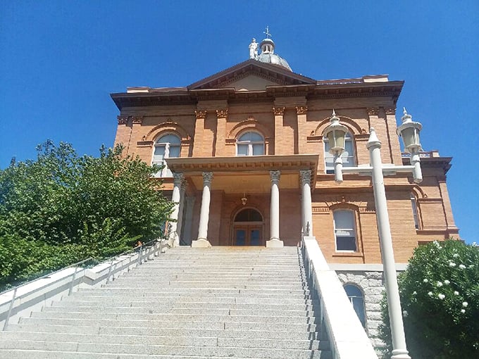 The majestic Placer County Courthouse stands tall after all these years, daring you to climb those steps without humming the theme from "Rocky."
