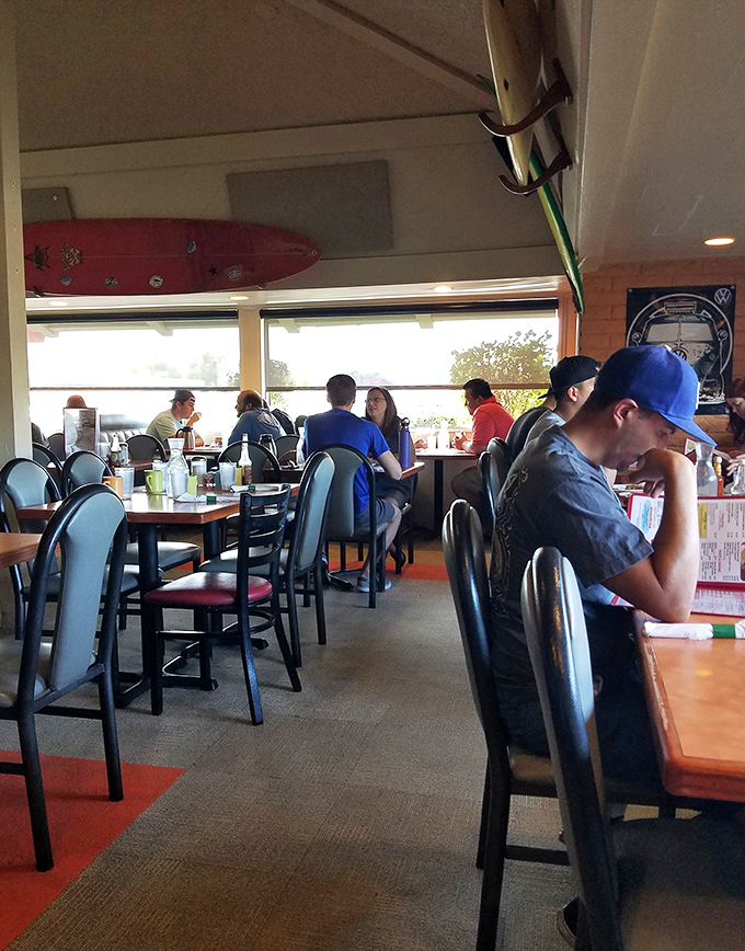 The breakfast crowd in their natural habitat&mdash;a symphony of conversation, contemplation, and the occasional "mmm" that follows that perfect first bite.