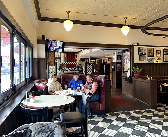 Three generations sharing one table—the true recipe for Italian dining that no cookbook could ever capture.