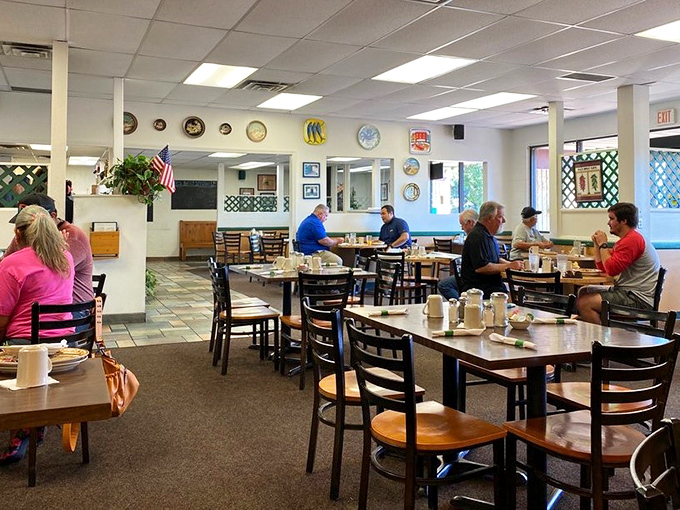 The true heart of any great diner is its regulars—a cross-section of humanity united by the universal language of "pass the hot sauce."