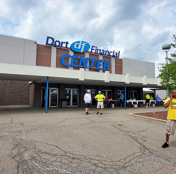 The Dort Financial Center stands ready to host everything from hockey games to concerts, Flint's gathering place for sports and entertainment.