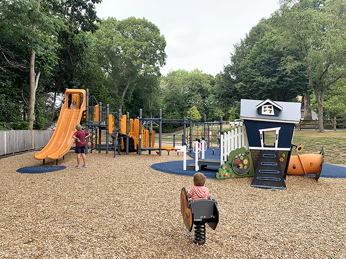 Fairfield Playground proves that East Greenwich takes fun as seriously as it takes its historic preservation.