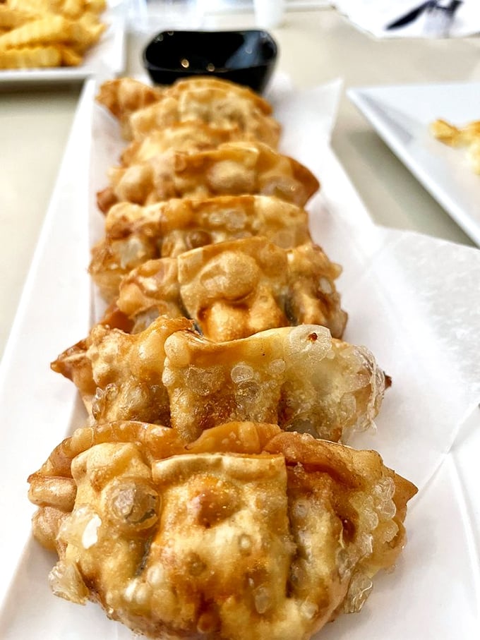 These golden-fried dumplings aren't trying to win beauty contests&mdash;they're too busy delivering crispy, savory satisfaction to your taste buds.