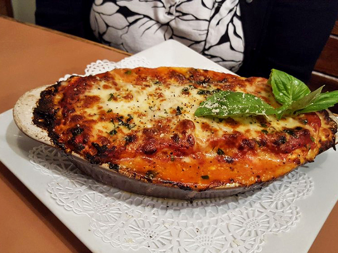 This isn't just lasagna&mdash;it's a geological marvel of cheese, sauce, and pasta that could solve all of life's problems, at least temporarily.