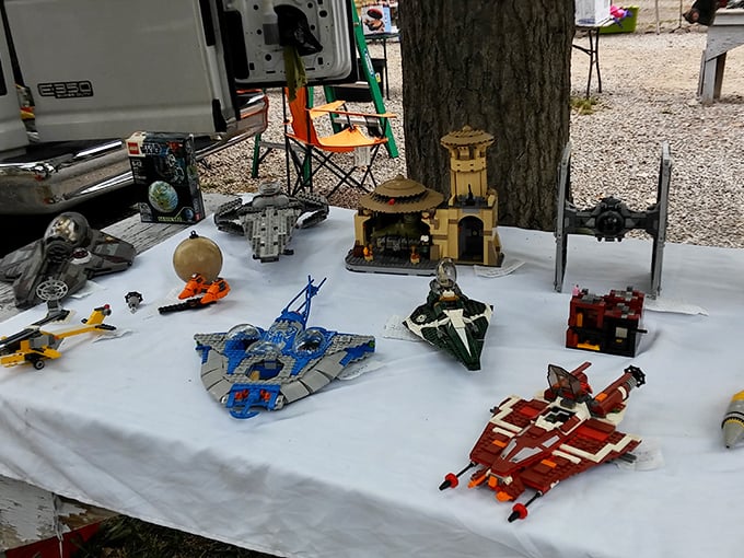 The Force is strong with this vendor's collection! Star Wars LEGO sets await their next mission—from display shelf to playtime adventures.