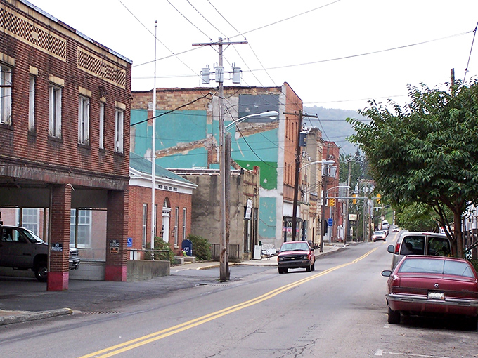 Main Street's colorful brick facades tell stories of boom times past while housing the mom-and-pop businesses that give Richwood its heartbeat.