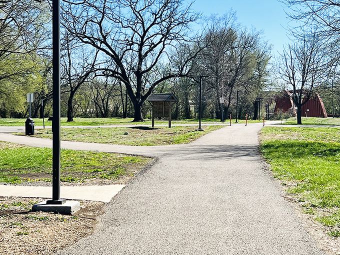 Walking paths invite you to stretch your legs while towering trees provide shade &ndash; simple pleasures that never go out of style.