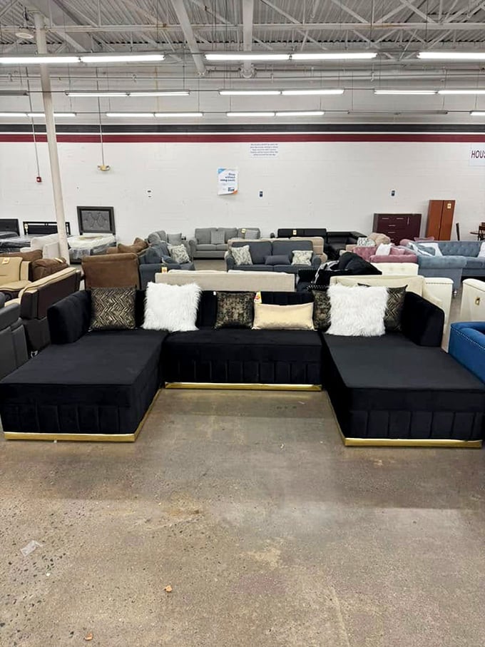 Sectional sofas that would make any HGTV host swoon, priced so low you'll have money left for throw pillows.