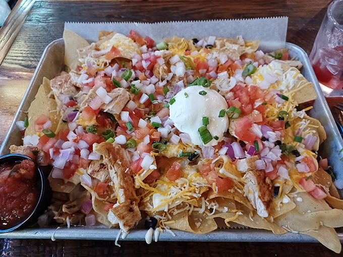 These loaded nachos aren't just a appetizer&mdash;they're an edible mosaic of colors, textures, and flavors that demand to be shared.