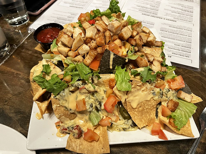 These loaded nachos aren't just a shareable appetizer&mdash;they're a mountain of flavor requiring proper expedition planning.