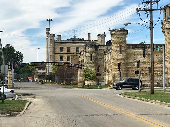 The imposing Old Joliet Prison might look familiar to "Blues Brothers" fans &ndash; its limestone walls have starred in Hollywood while housing infamous residents.