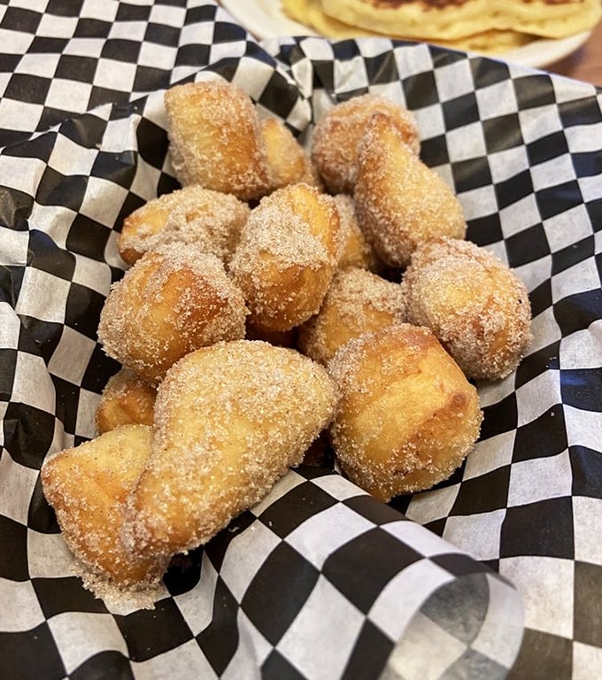 These Penny Puffs aren't just donut holes&mdash;they're little sugar-dusted planets of joy orbiting around your breakfast table.
