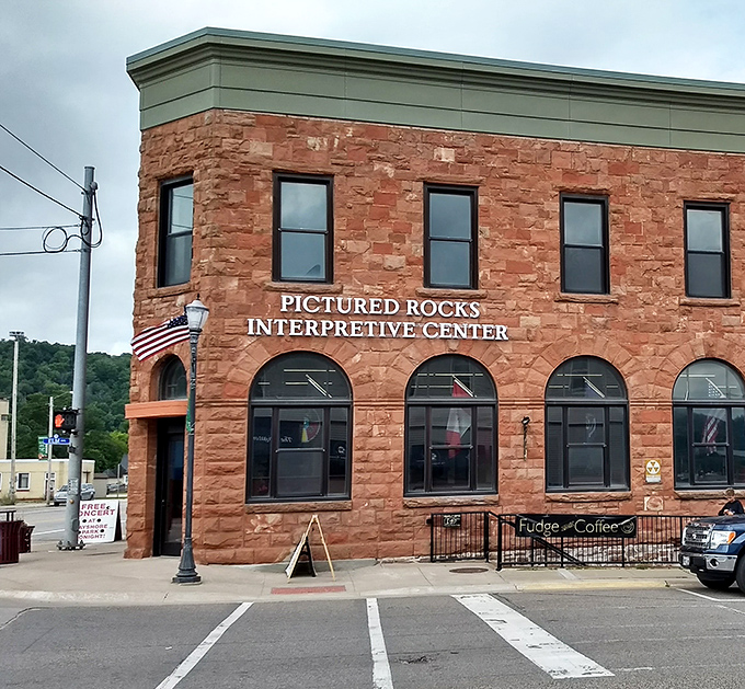 The Pictured Rocks Interpretive Center: where "learning about geology" suddenly becomes something you're actually excited about.
