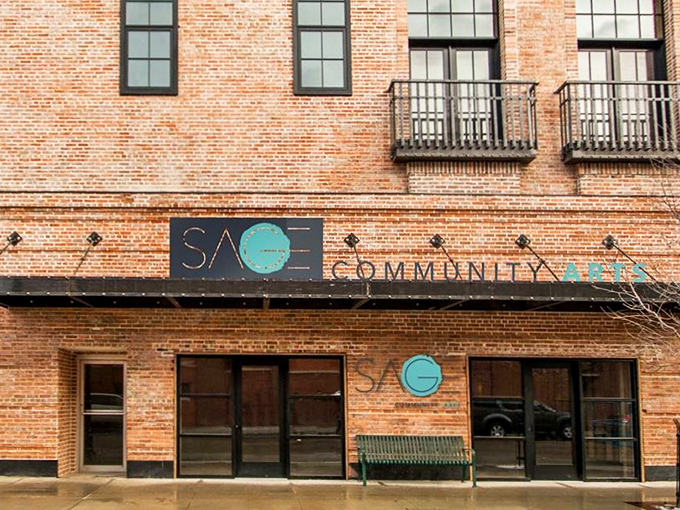 SAGE Community Arts brings creative energy to historic brick walls, proving culture doesn't require a Manhattan address to thrive.