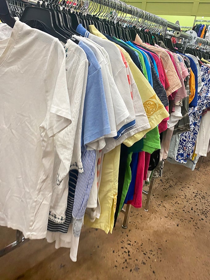 A spectrum of shirts awaits &ndash; from crisp whites to tropical prints, your next favorite top is hiding here.