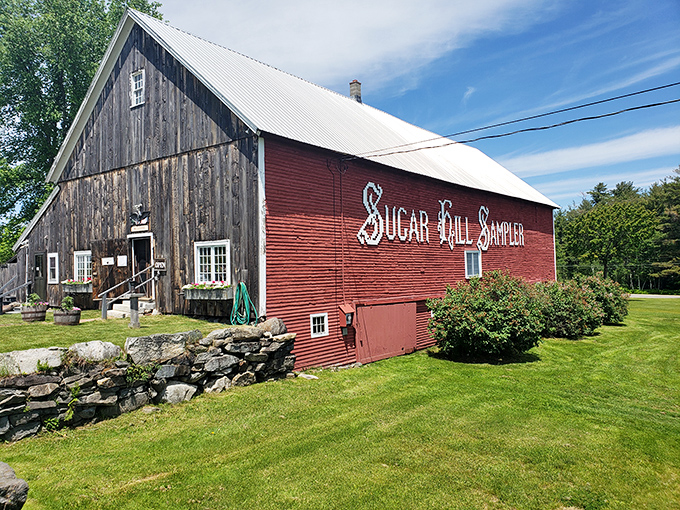 The Sugar Hill Sampler isn't just a store&mdash;it's a red barn time machine filled with treasures that remind you what "handcrafted" really means.